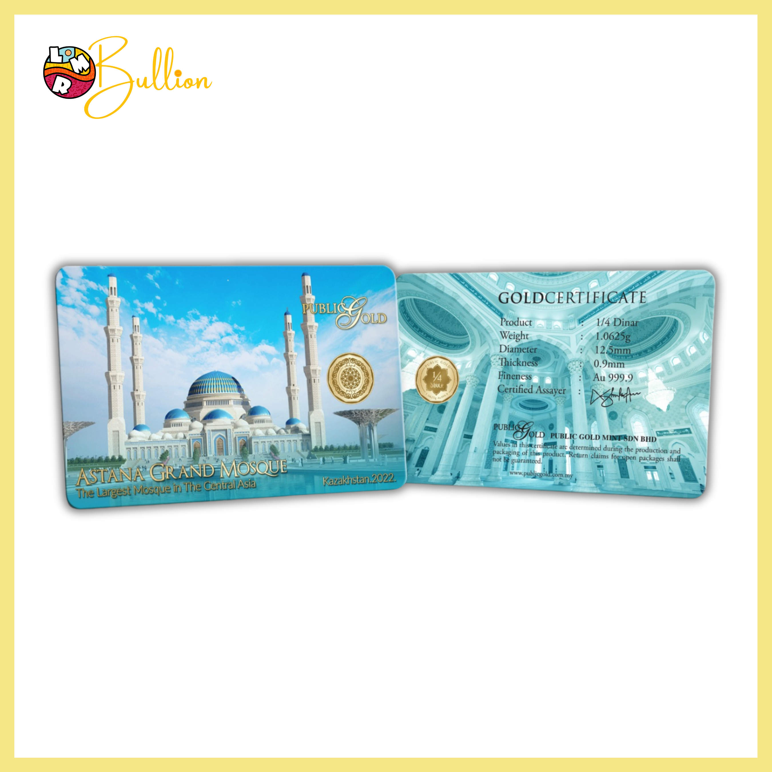 PG - Dinar & Dirham – LMR Bullion