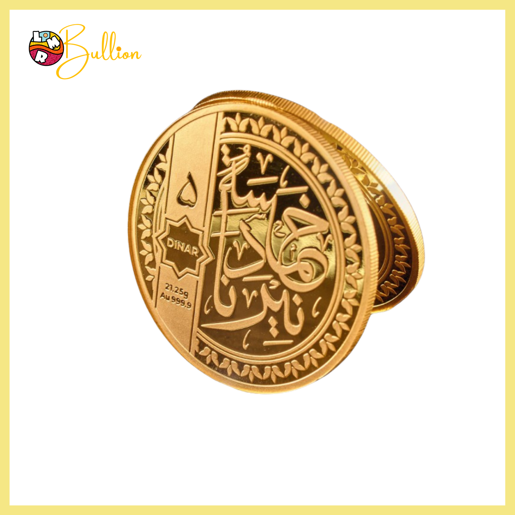 5 Dinar 21.25g MEEM (Au999.9) – LMR Bullion